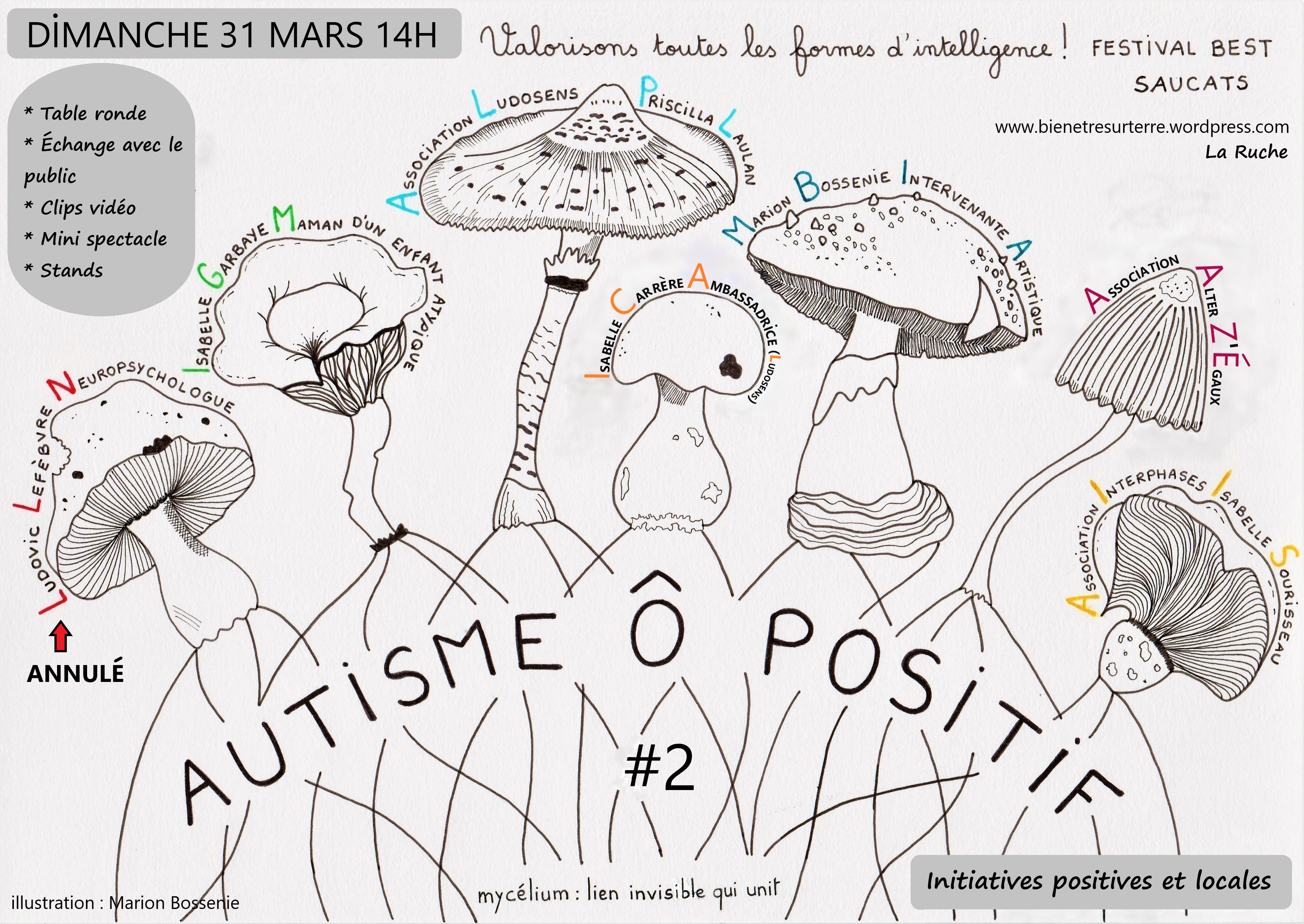 AUTISME Ô POSITIF #2 – Festival BEST Bien Etre Sur Terre